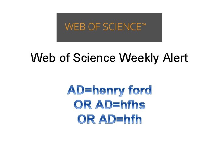 Sladen Library Henry Ford Health System Institutional Publications