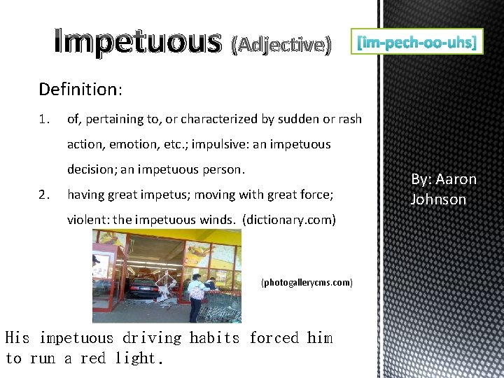 Visualizing Vocabulary SAT 6 Pandemonium noun panduhmohneeuhm 1