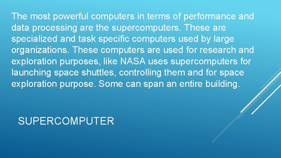 TYPES OF COMPUTERS By Kevin Villanueva 7 B5