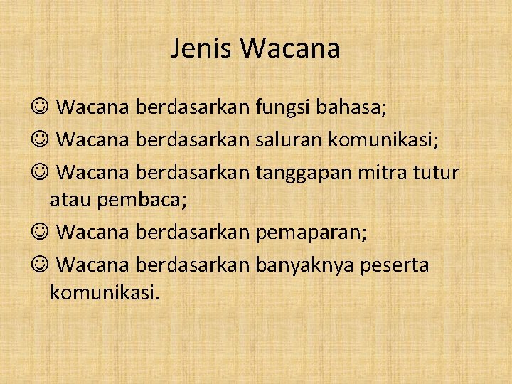 Peta Konsep Pengantar Kepaduan Wacana Koherensi Wacana dan