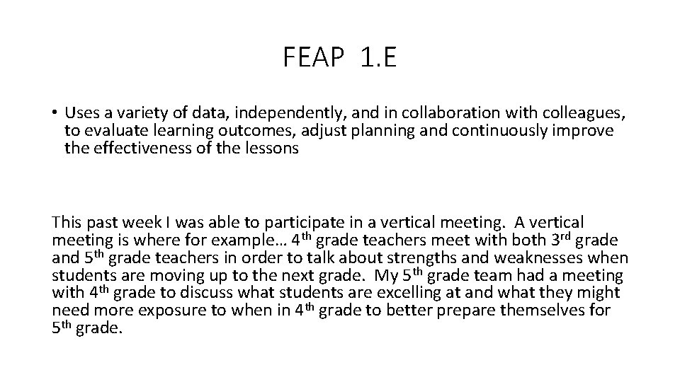 FEAP 1 1 A Aligns instruction with stateadopted