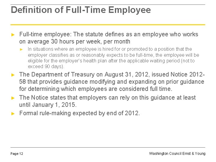 The Affordable Care Act Regulations and Deadlines Every