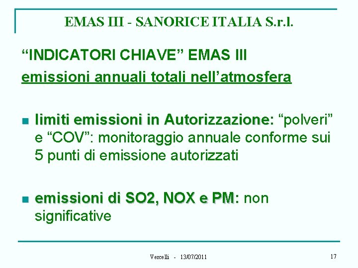 EMAS III il sistema di gestione ambientale europeo