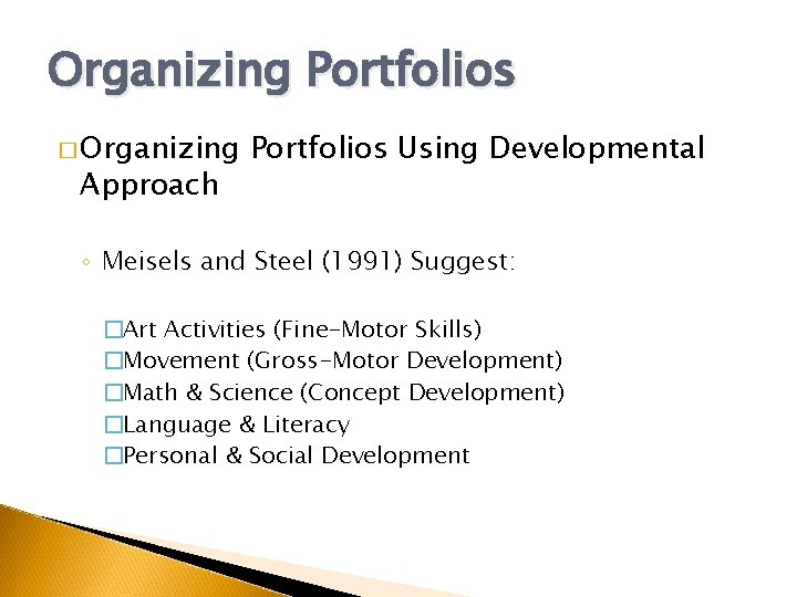 Chapter 9 Portfolio Assessment Lecture by Chris Ross
