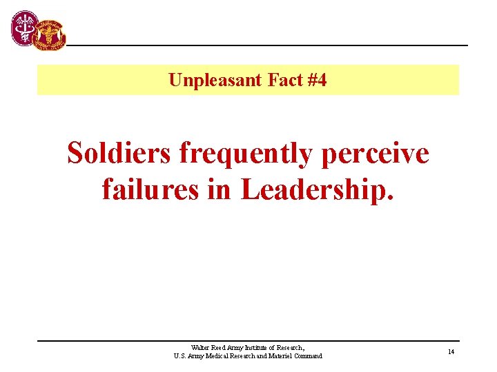10 Tough Facts About Combat and what Leaders