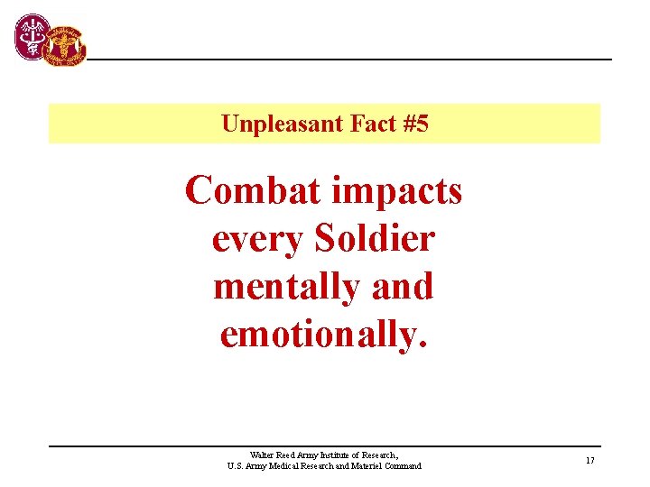 10 Tough Facts About Combat and what Leaders