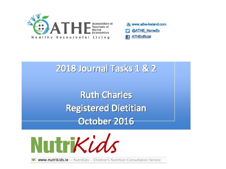 2018 Journal Tasks 1 2 Ruth Charles Registered