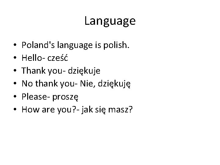 Poland Ty Clinger The meaning behind the Poland