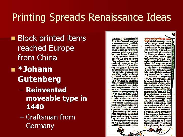 Chapter 17 Section 2 The Northern Renaissance Setting