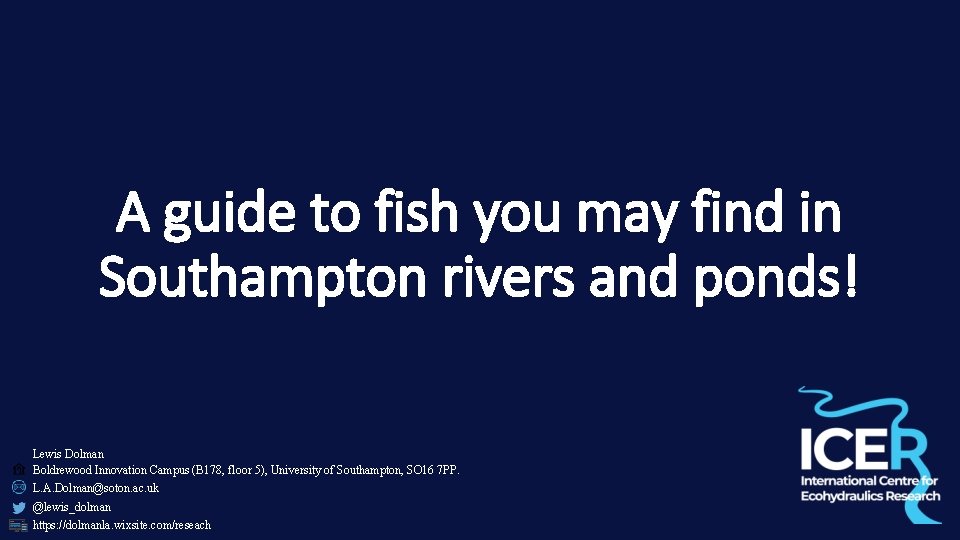 A guide to fish you may find in