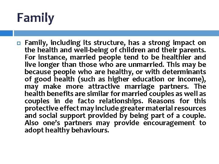 PRELIMINARY HSC PDHPE CQ 1 What does health