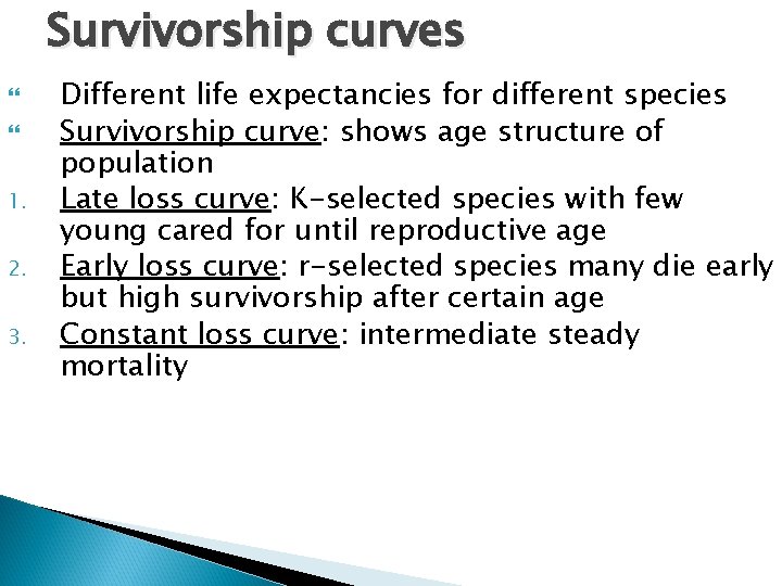 2 1 3 Populations Curves Population Curves Population