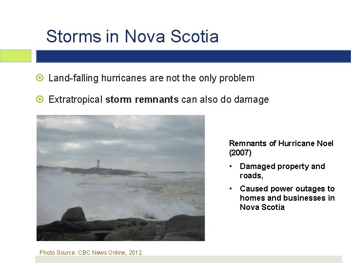 Development Trends and Vulnerability To Storms Case Study