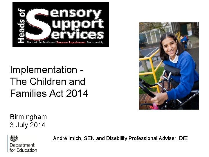 Implementation The Children and Families Act 2014 Birmingham