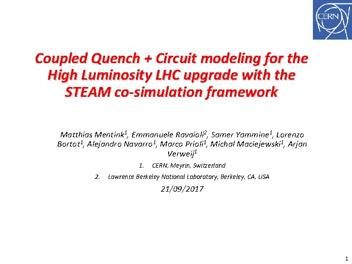 Coupled Quench Circuit modeling for the High Luminosity