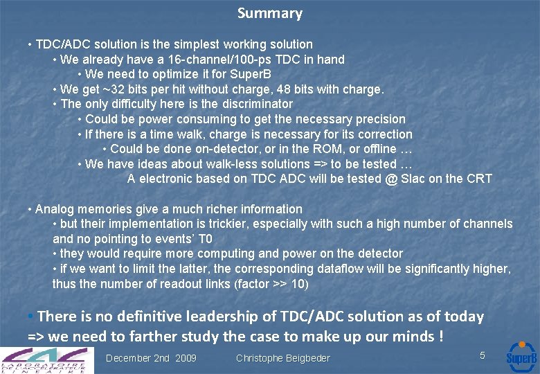 ETD meeting First estimation of the number of