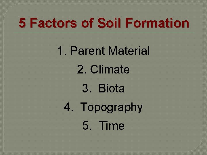 UBC Farm Soil Workshop Series Class 1 Introduction