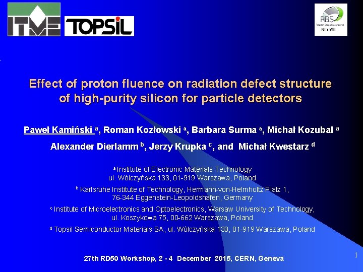 Effect of proton fluence on radiation defect structure