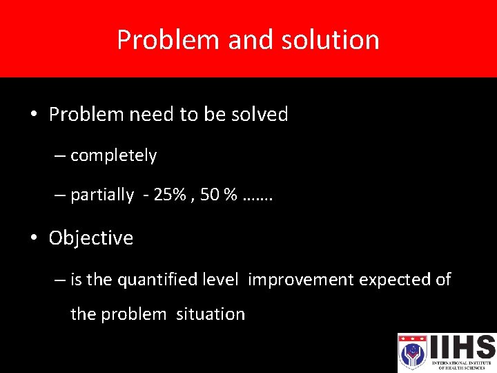 The Research process DAY 05 C Research Objectives