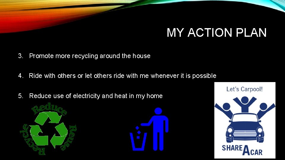 SUSTAINABILITY AT HOME Created By Danny Tomson MY