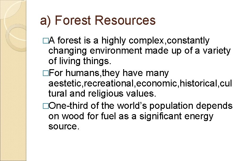 NATURAL RESOURCES INTRODUCTION Natural Resources Air Water Soil