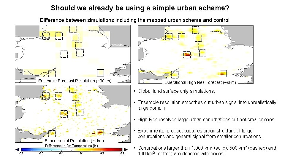 GLOBAL NWP MODELING OF URBAN ENVIRONMENTS AT 1