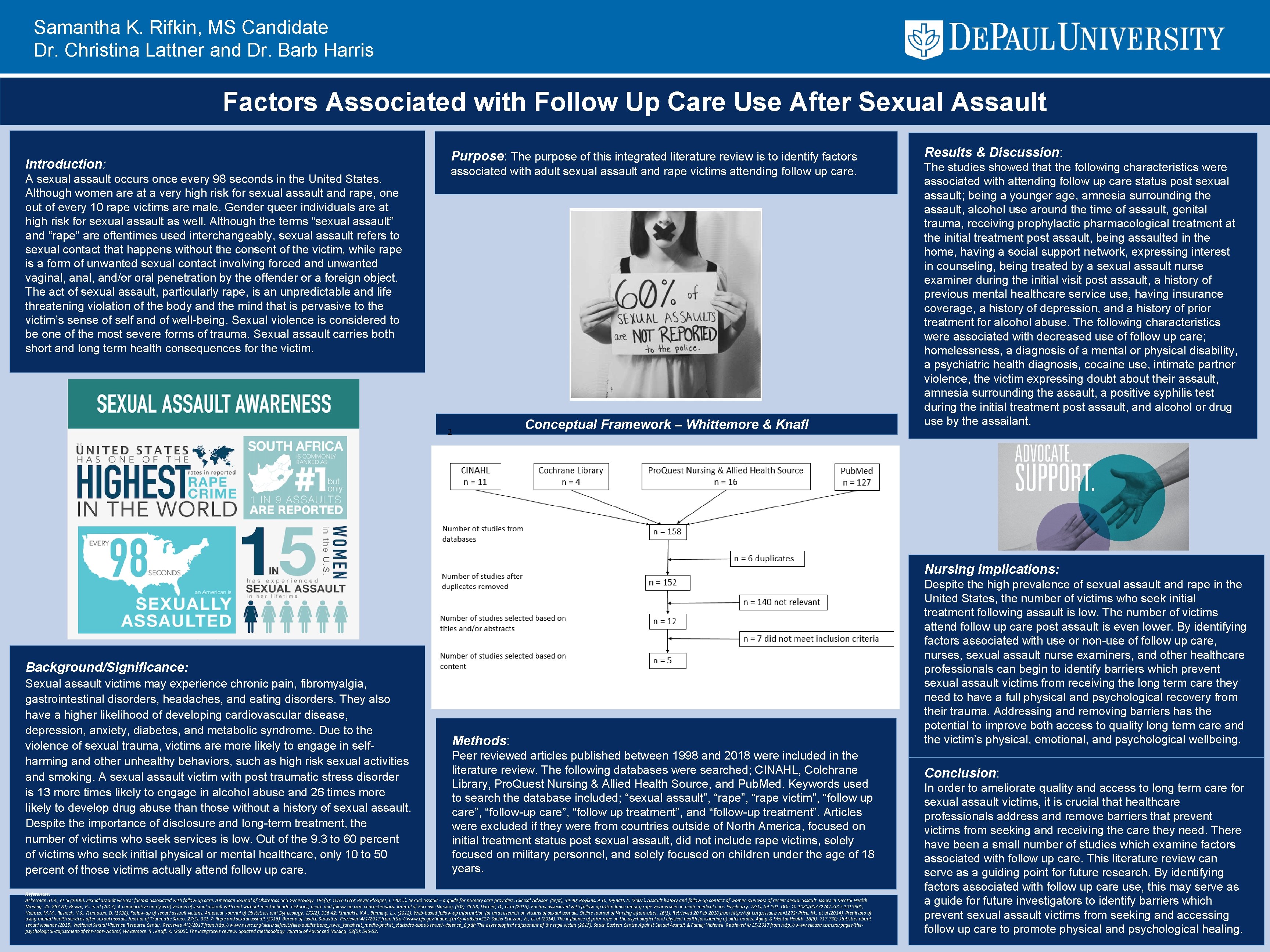 Samantha K Rifkin MS Candidate Dr Christina Lattner