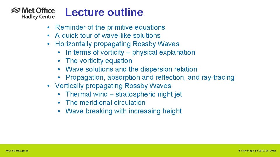Seasonal Forecasting Lecture 3 Mechanisms driving predictability ...