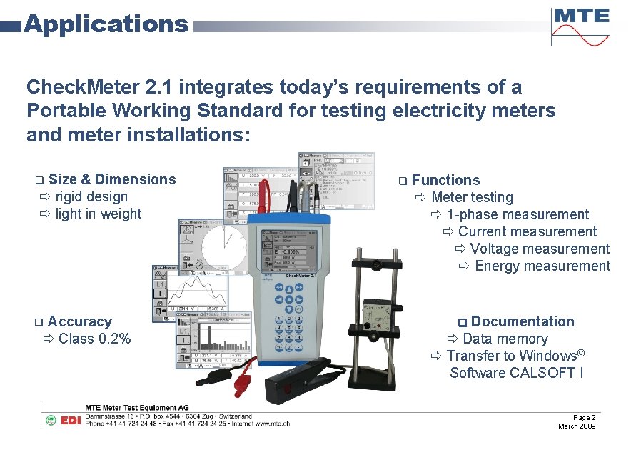 Check Meter 2 1 Portable Working Standard Page