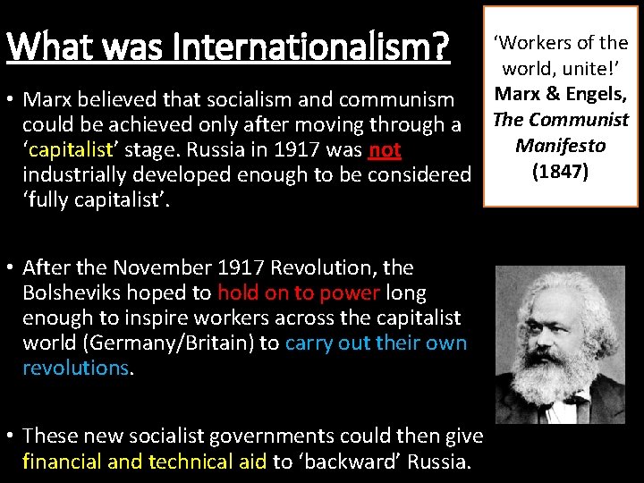 What role did ideology play in Stalins rise