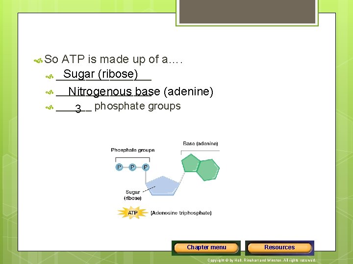 Chapter 5 Photosynthesis and Cellular Respiration Why Its