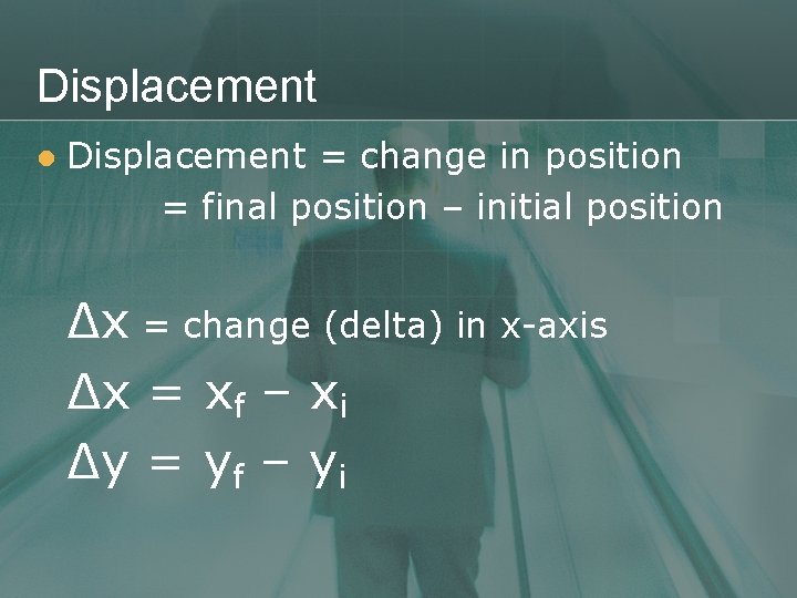 Motion in 1 Dimension Physics Chapter 2 1