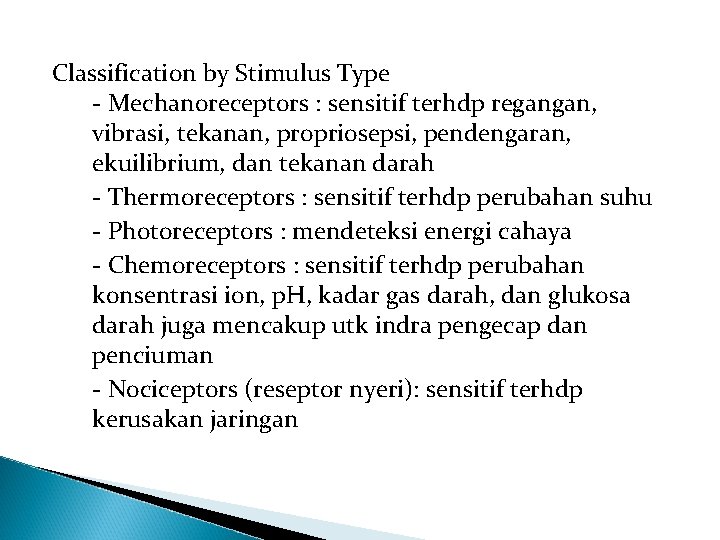 The Peripheral Nervous System Sistem saraf perifer Sistem
