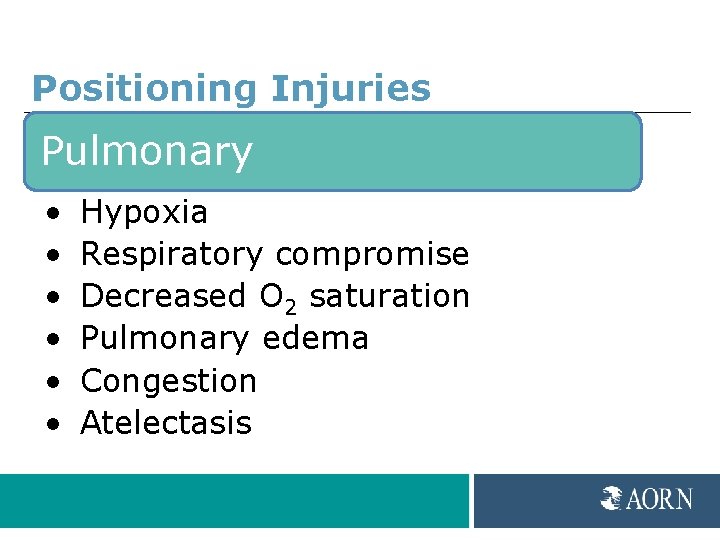 The Basics of Positioning Patients in Surgery Prevention