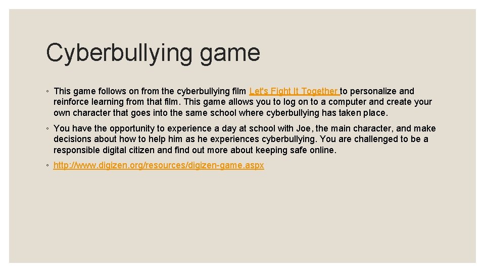 CYBERBULLYING Ms Holmes Define Cyberbullying The use of