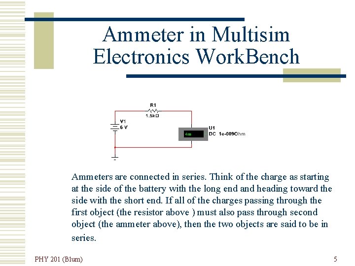 Resistors Ohms Law and Combinations of Resistors See