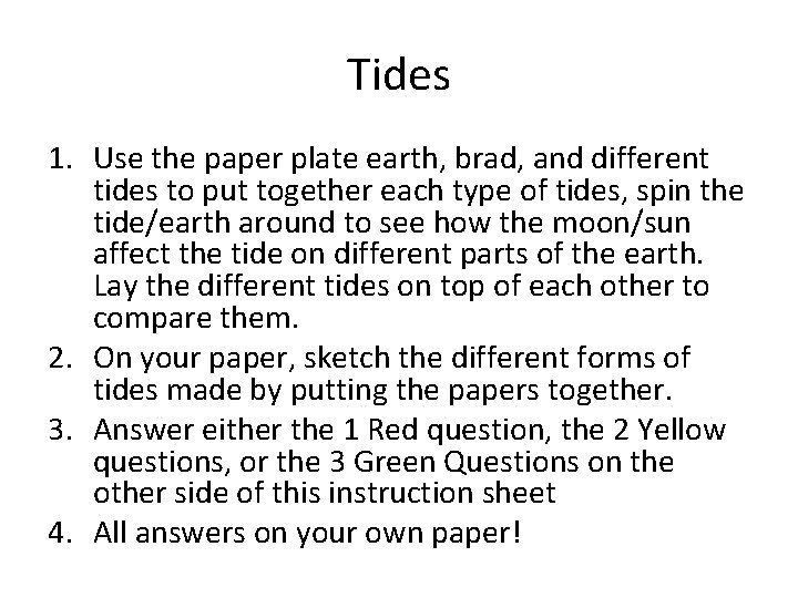 Motion of the Earth 1 Number from 1