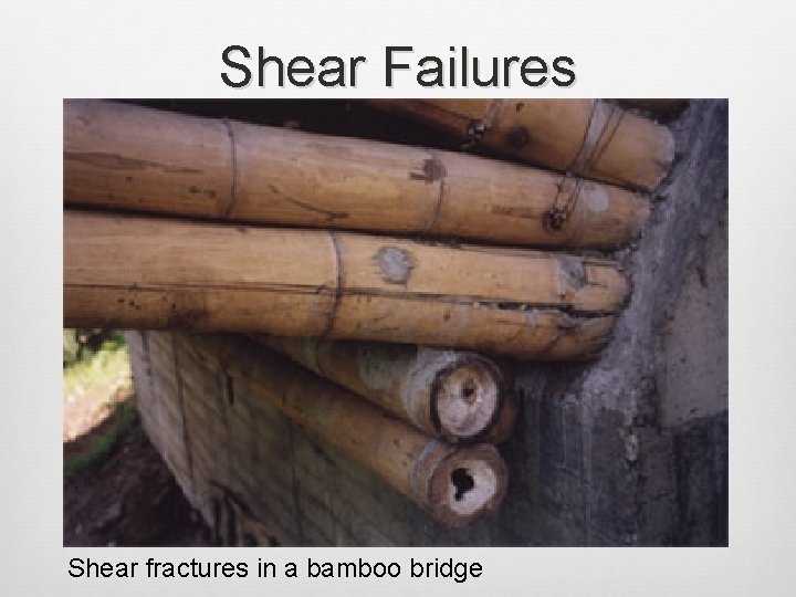 How Materials Fail ShearBendBuckleTwist Forces at Work External