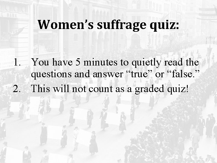 Warm Up Take a walk around the classroom