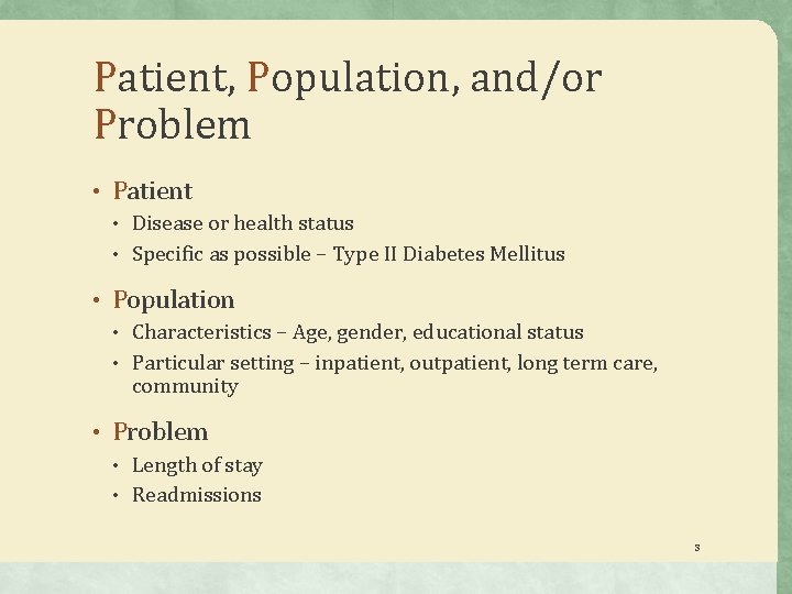 Revise PICO Literature Review PICO Refinement Debra D