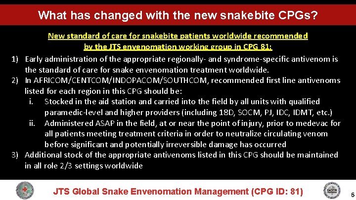 GLOBAL SNAKE ENVENOMATION MANAGEMENT CPG ID 81 New