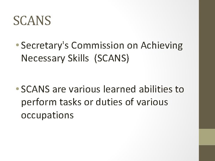 1 01 Understand individual characteristicstraits interestspreferences ...