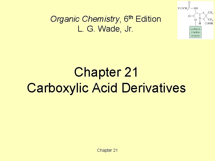 Organic Chemistry 6 th Edition L G Wade