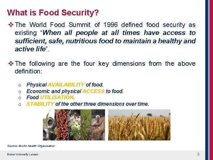Managing Food Security Through Waste Reduction Prof Habin