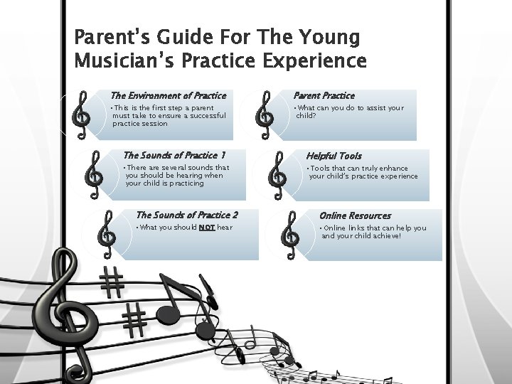 Parents Guide For The Young Musicians Practice Experience