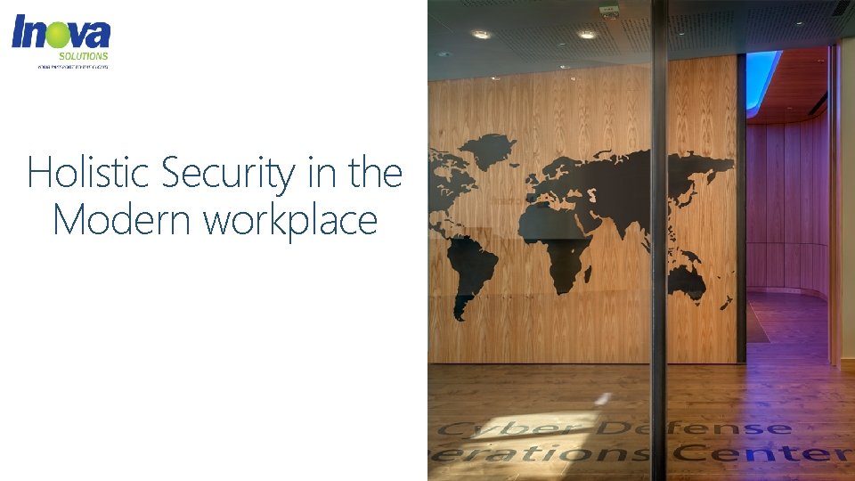 Holistic Security in the Modern workplace Introduction https