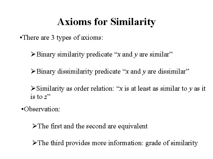 Similarity in CBR Sources Chapter 4 www iiia