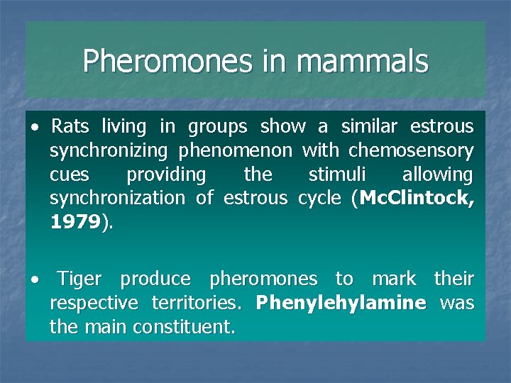 Pheromones Project submitted for Refresher Course In Current