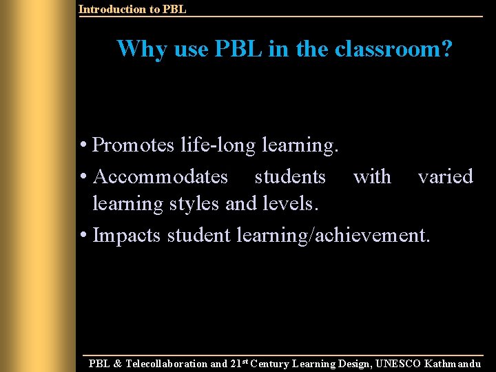 Project Based Learning PBL 11 Sushil Upreti 11