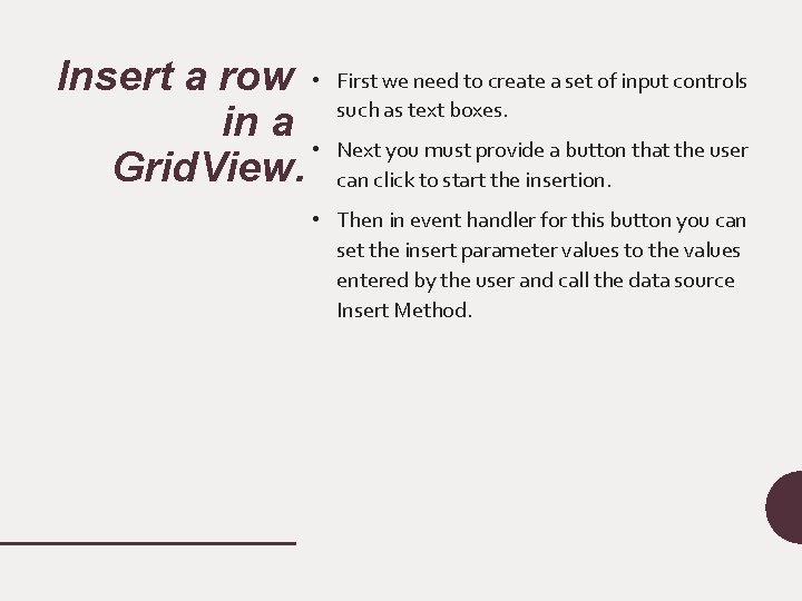 GRID VIEW CONTROL By Karthik reddy Darmanola Presentation